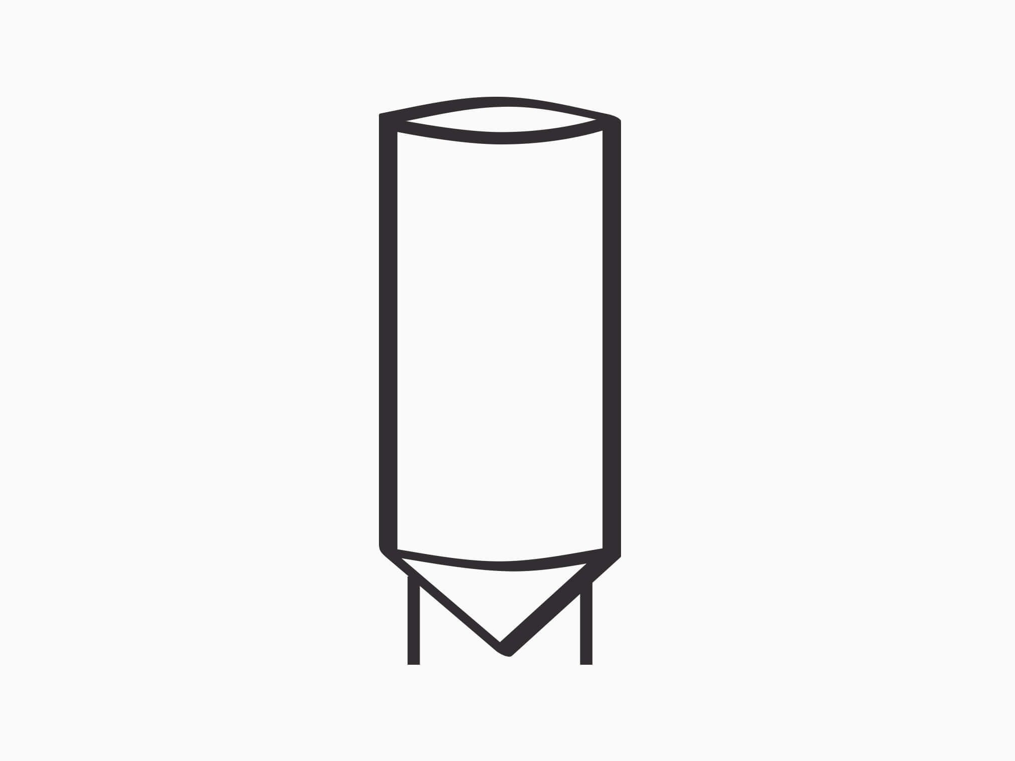 Indoor silo angular fluidized bed - HB-Technik